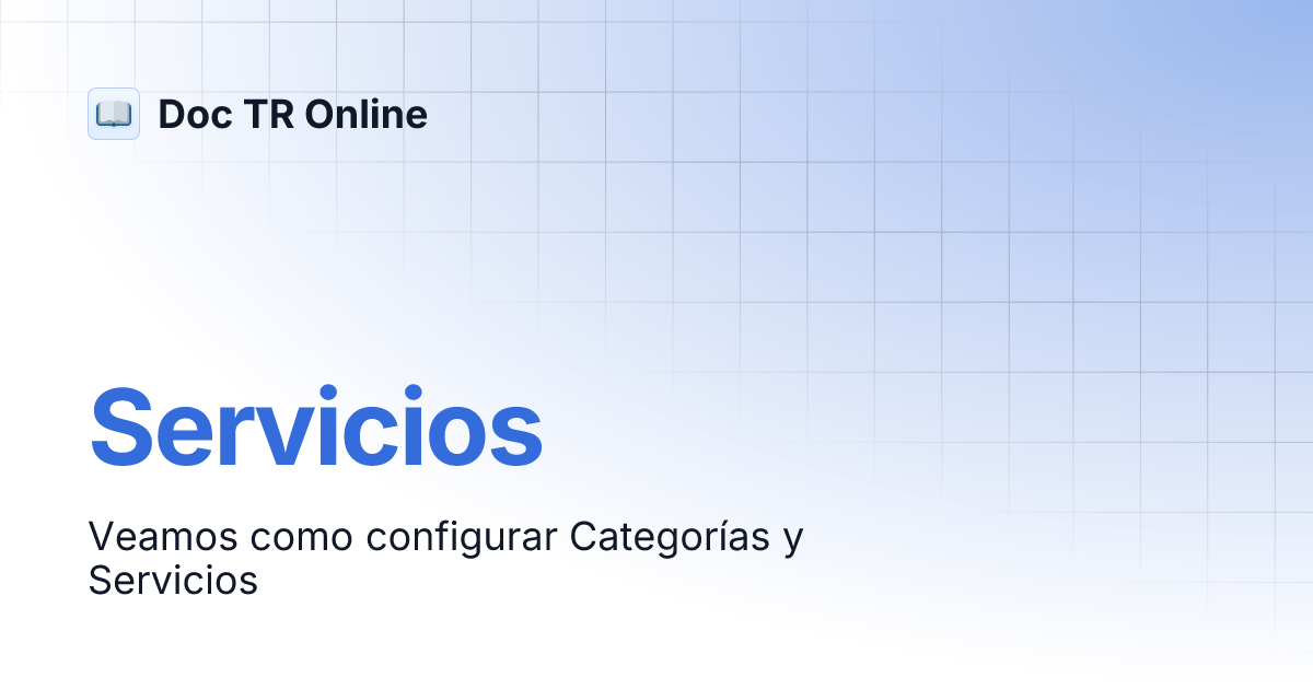 Servicios | Doc TR Online